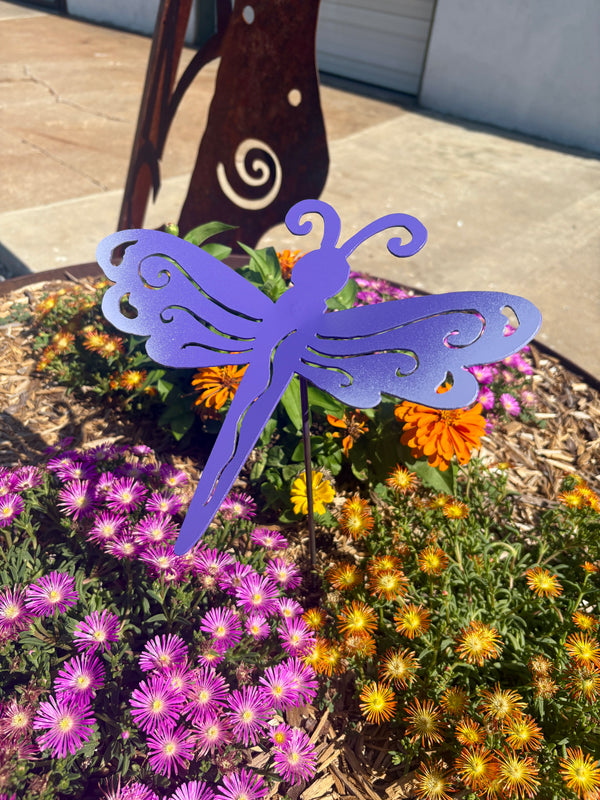 Dragonfly Pole - Garden Deva