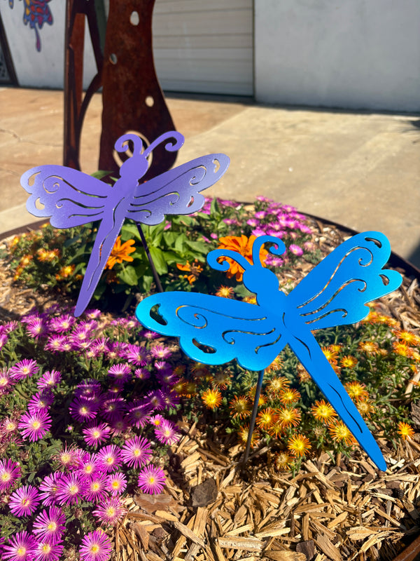 Dragonfly Pole - Garden Deva