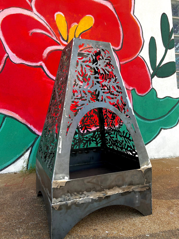 Oak Leaf Fireplace - Garden Deva