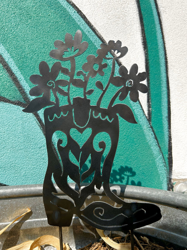 Floral Cowboy Boot - Garden Deva