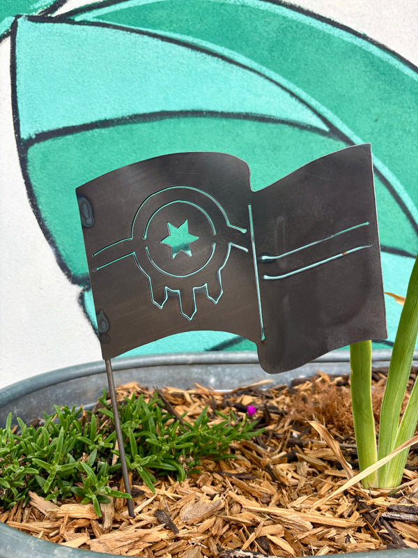 Tulsa Flag Garden Pole - Garden Deva