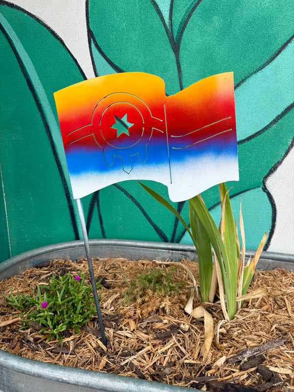 Tulsa Flag Garden Pole - Garden Deva