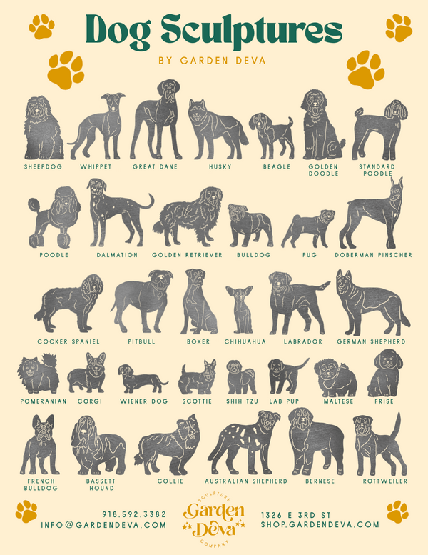 Pomeranian Dog - Garden Deva