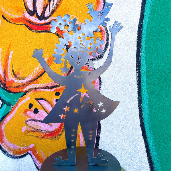 Shooting Star Girl - Garden Deva