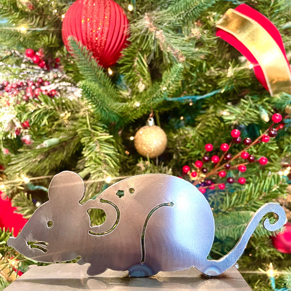 Mouse Sculpture - Garden Deva