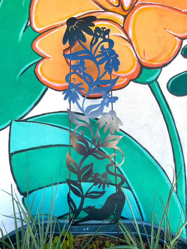 Stretching Cat Trellis - Garden Deva